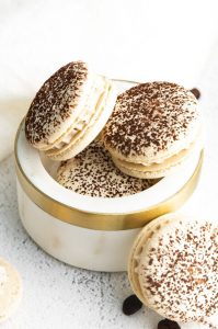 Tiramisu Macarons – Mildly Meandering