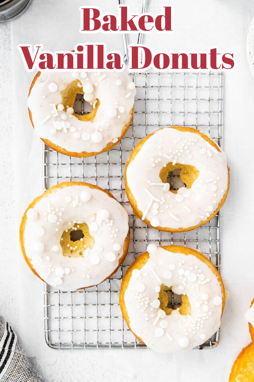 Baked Vanilla Donuts – Mildly Meandering