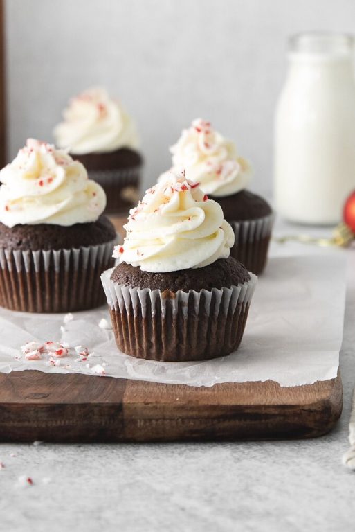 Chocolate Peppermint Cupcakes – Mildly Meandering