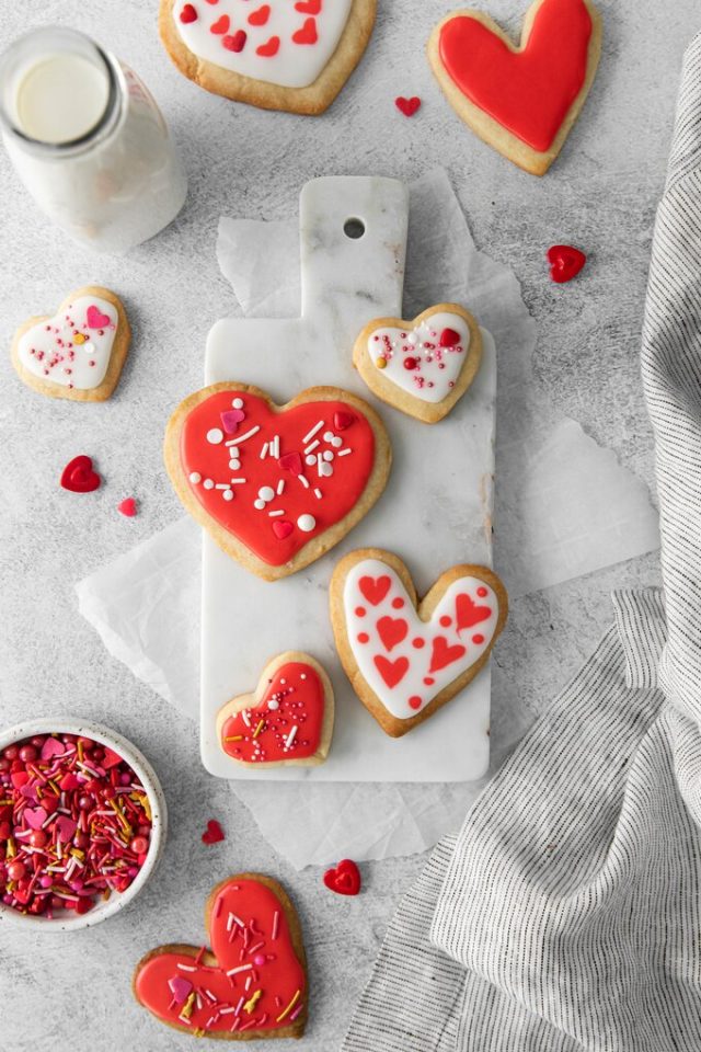Valentine’s Day Shortbread Cookies – Mildly Meandering