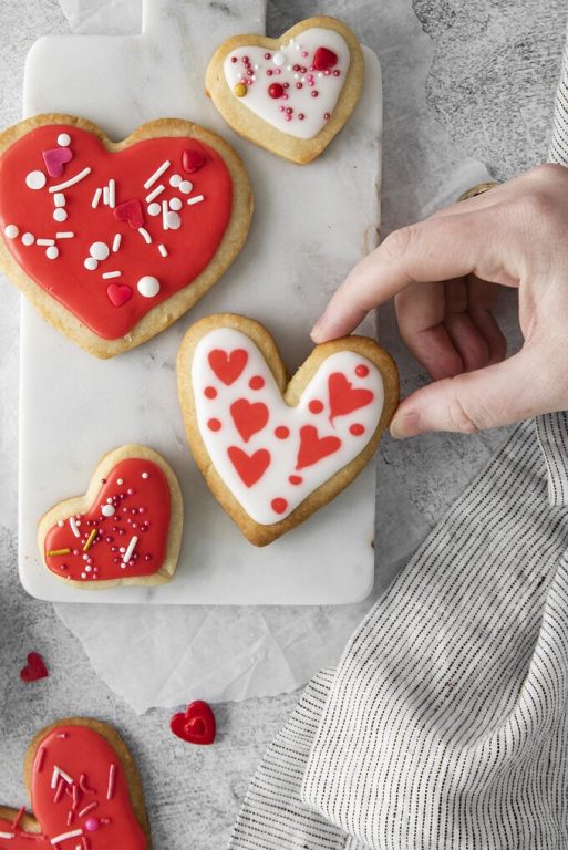 Valentine’s Day Shortbread Cookies – Mildly Meandering