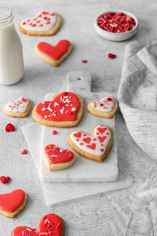 Valentine’s Day Shortbread Cookies – Mildly Meandering