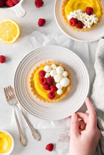 Lemon Raspberry Tarts – Mildly Meandering
