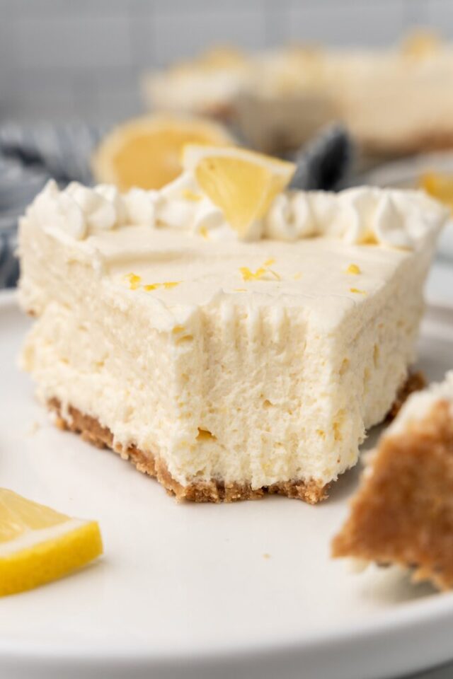 No Bake Lemon Cheesecake – Mildly Meandering